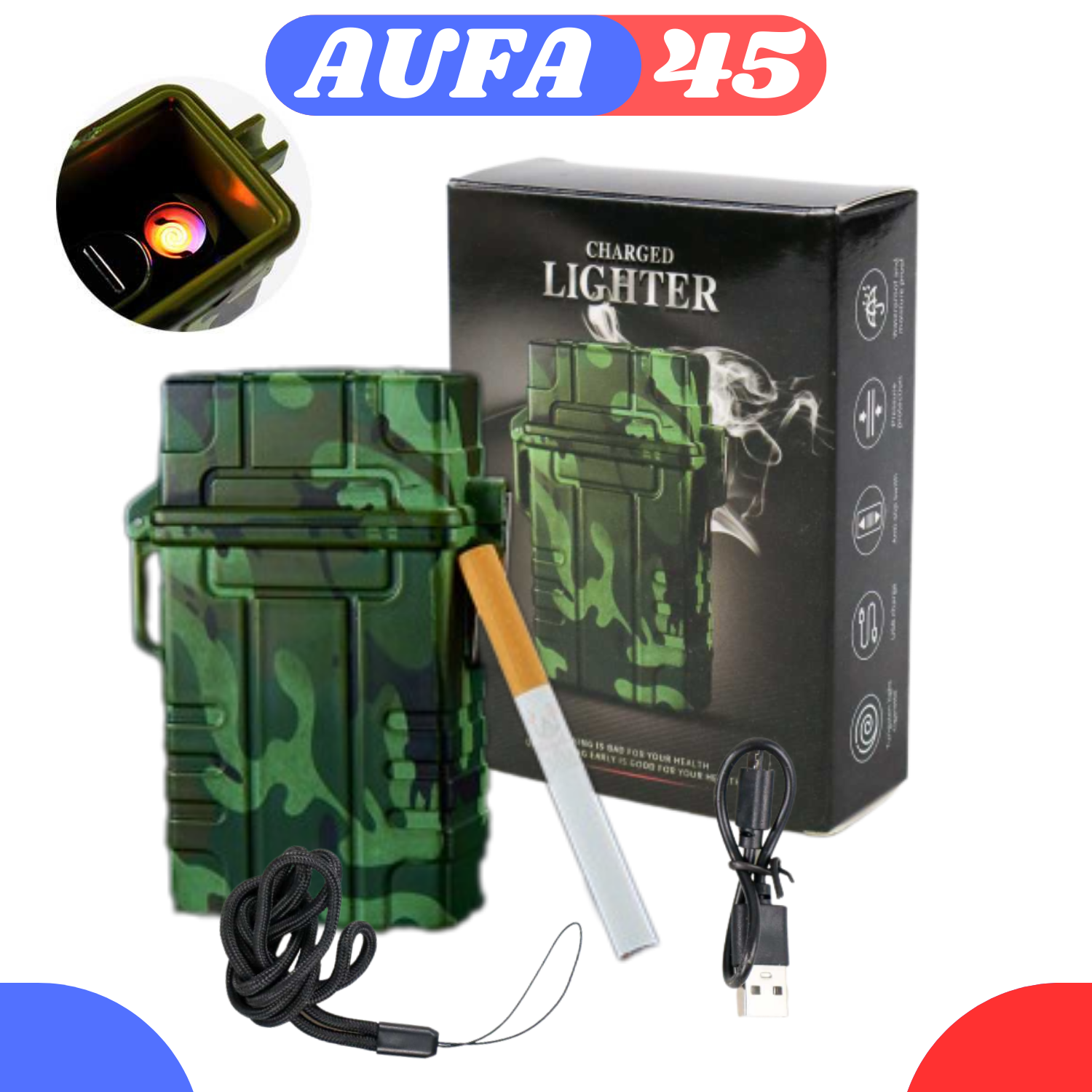 KOTAK ROKOK ANTI AIR DENGAN KOREK ELECTRIK KOTAK ROKO 20 SLOT KOTAK ...