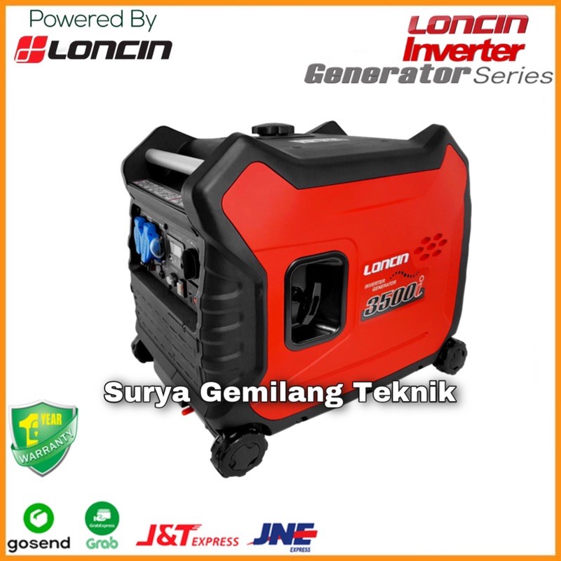 GENSET / GENERATOR SET INVERTER BENSIN LONCIN LC3500i (3300 WATT ...