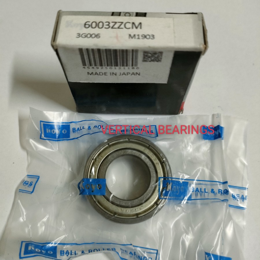 BEARING 6003ZZ KOYO 6003 ZZ TUTUP BESI | Lazada Indonesia