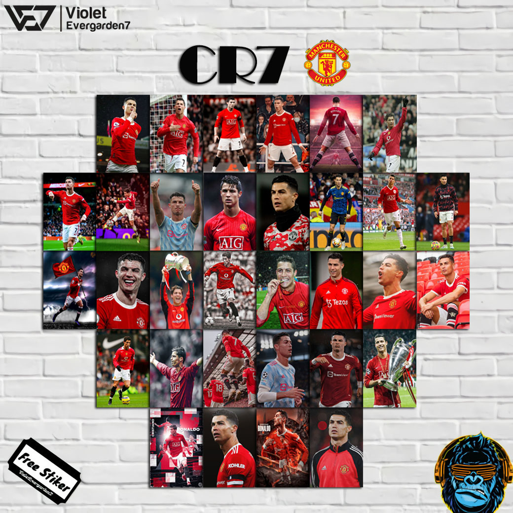 WALL DECOR POSTER / HIASAN DINDING CRISTIANO RONALDO TRENDY +FREE ...