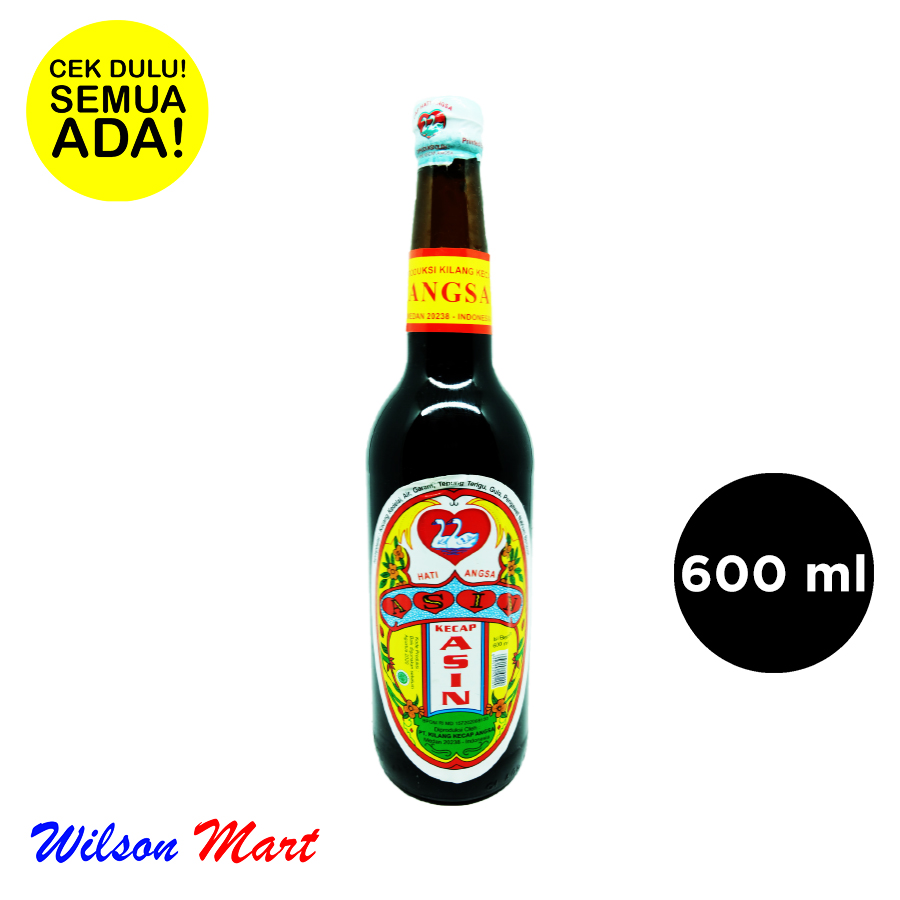 KECAP ASIN CAP HATI ANGSA 600 ML BOTOL | Lazada Indonesia