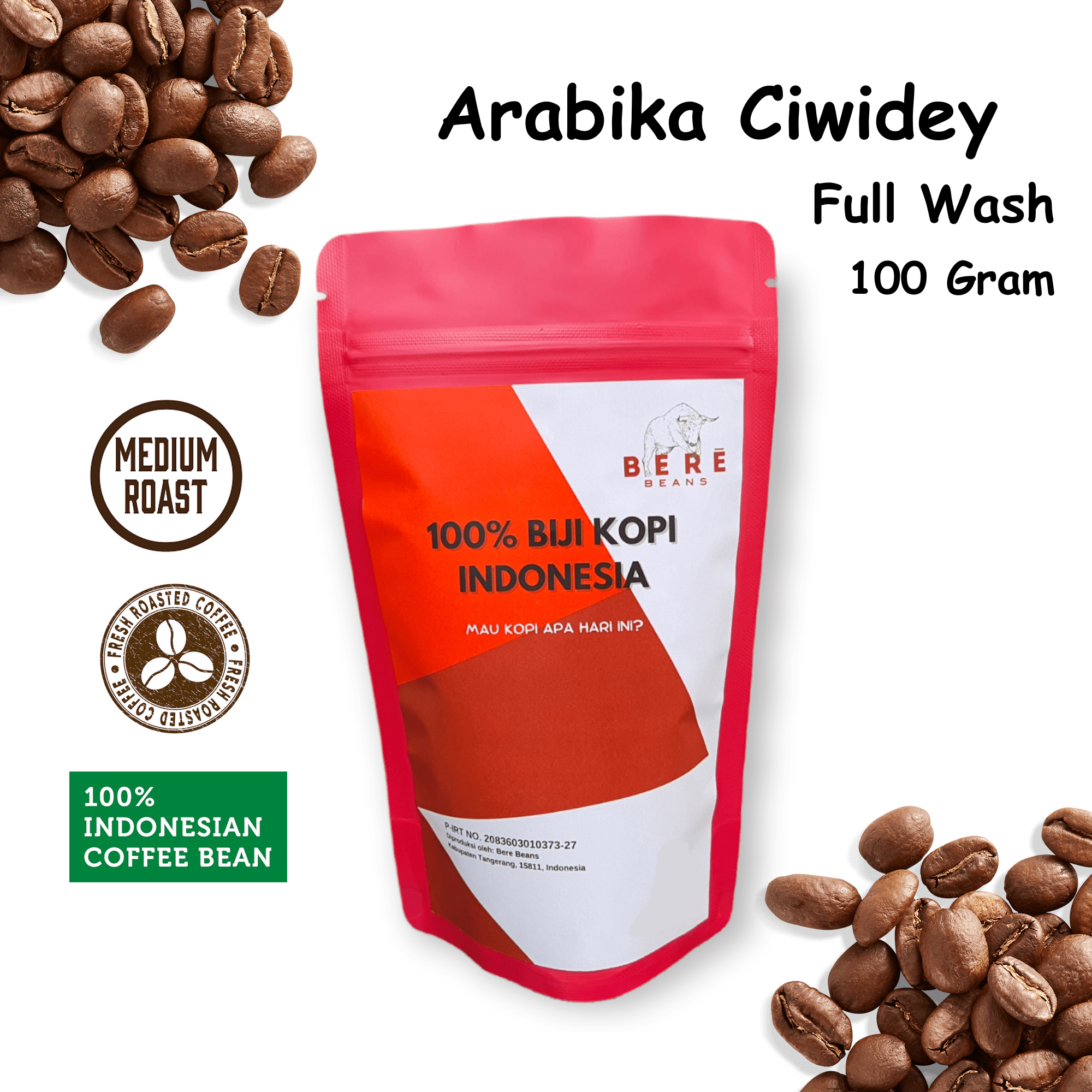 Kopi Arabika Ciwidey Bandung Jawa Barat Indonesia 100 GRAM Biji Bubuk ...