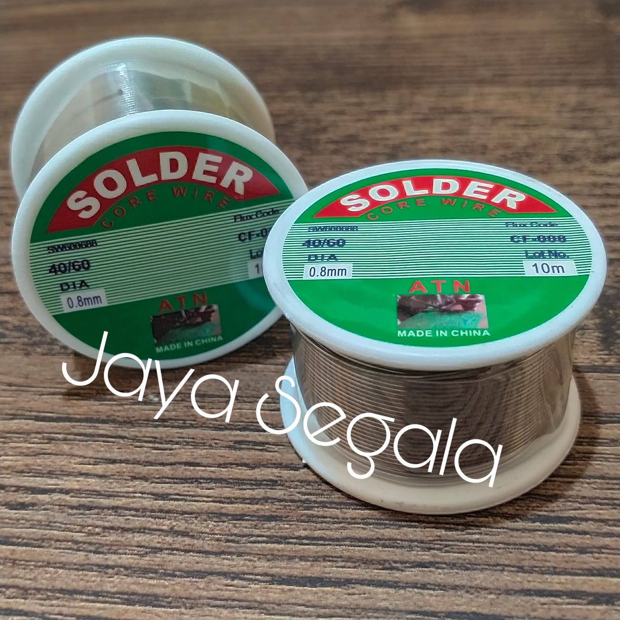 Timah solder gulung 10 meter DIA 0.8 MM 40/60 Tenol elektronik 10M ...