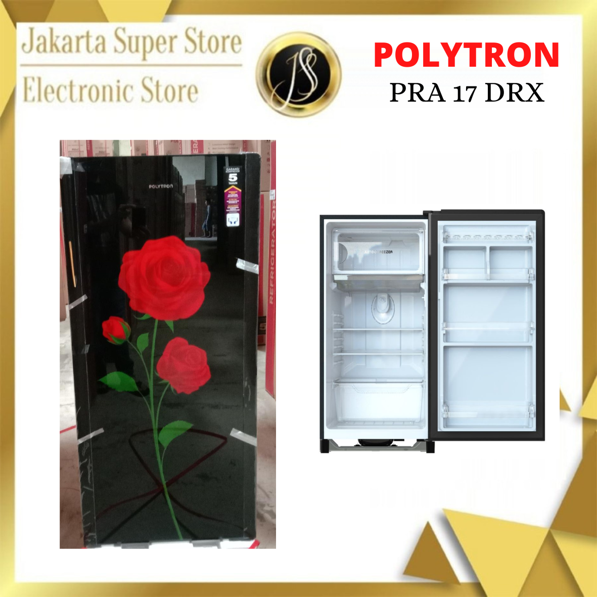 KULKAS POLYTRON PRA 17 DRX / 1 PINTU 170 L | Lazada Indonesia