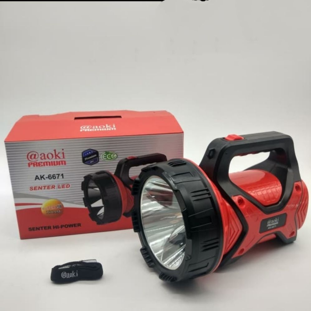SENTER LED JUMBO 15W AOKI AK 6671 | Lazada Indonesia