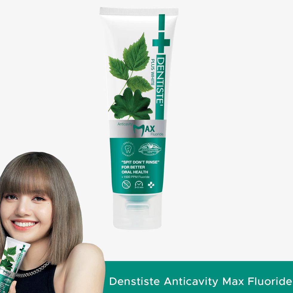 Dentiste Plus White Anticavity Max Fluoride Toothpaste Pasta Gigi 100g x Lisa BlackPink Aman ...