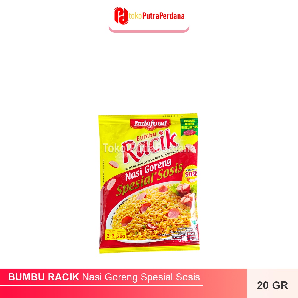 BUMBU RACIK INDOFOOD Nasi Goreng Spesial Sosis 20gr | Lazada Indonesia