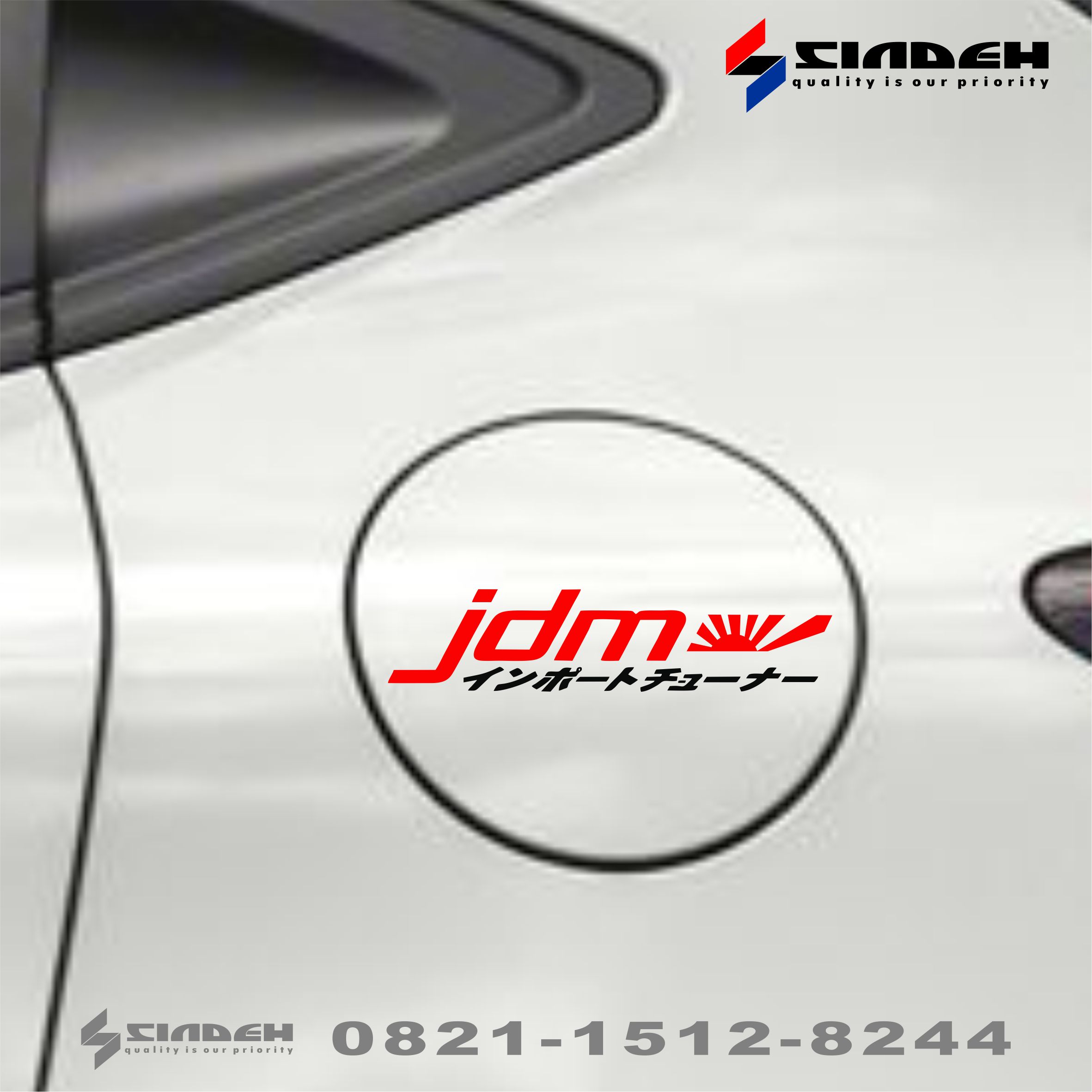 CUTTING STICKER MOBIL JDM KANJI STIKER MOBIL KEREN STIKER TANGKI MOBIL ...