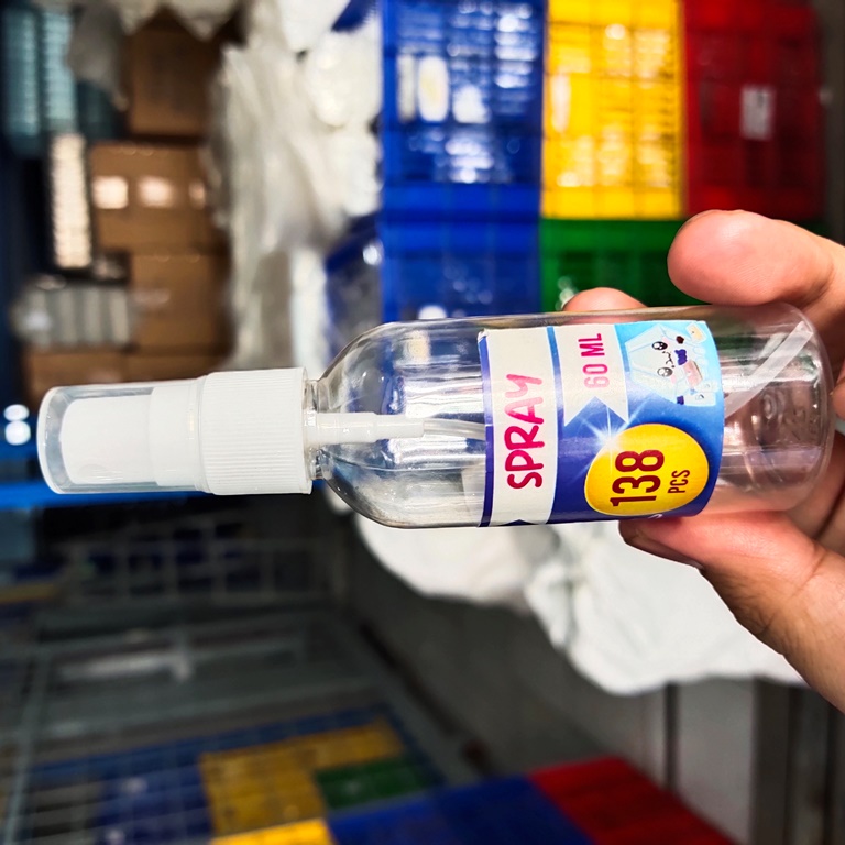 (138 PCS) Botol Spray 60ml / Botol Parfum / Botol Hand Sanitizer 60 ml ...