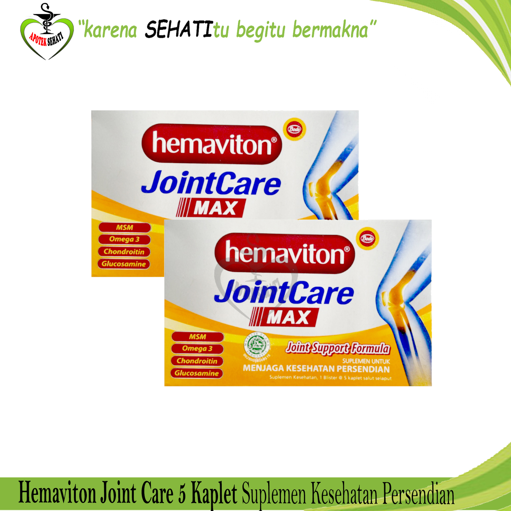 Hemaviton JointCare Max Suplemen Pelumas Sendi Multivitamin Joint Care | Lazada Indonesia