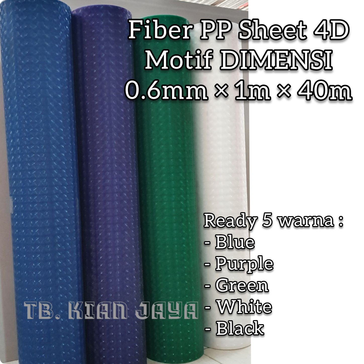 Fiber Plastik penutup pagar motif 4D Dimensi - Harga /1Meter | Lazada ...