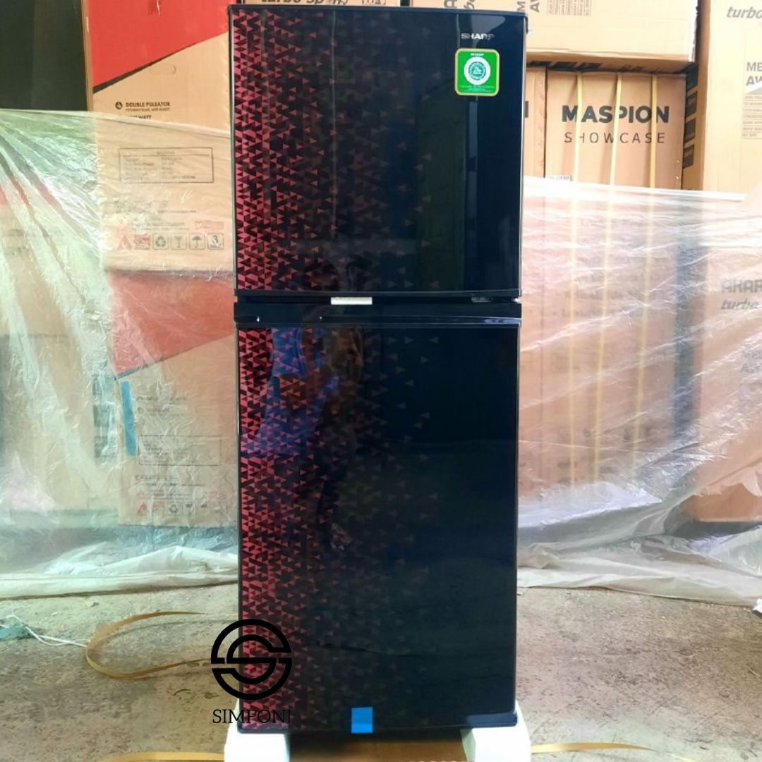 Kulkas 2 pintu SHARP SJ-236MG 205 liter Garansi Resmi SJ236MG Lemari es 2 pintu SHARP Murah SJ ...