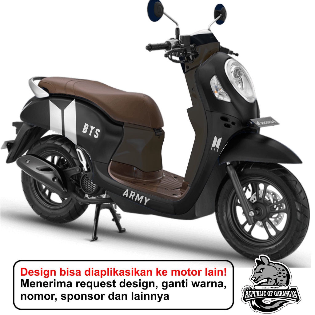 Decal scoopy full body Full Blok Decal Scopy Dekal New Fi 2021 BTS logo ...