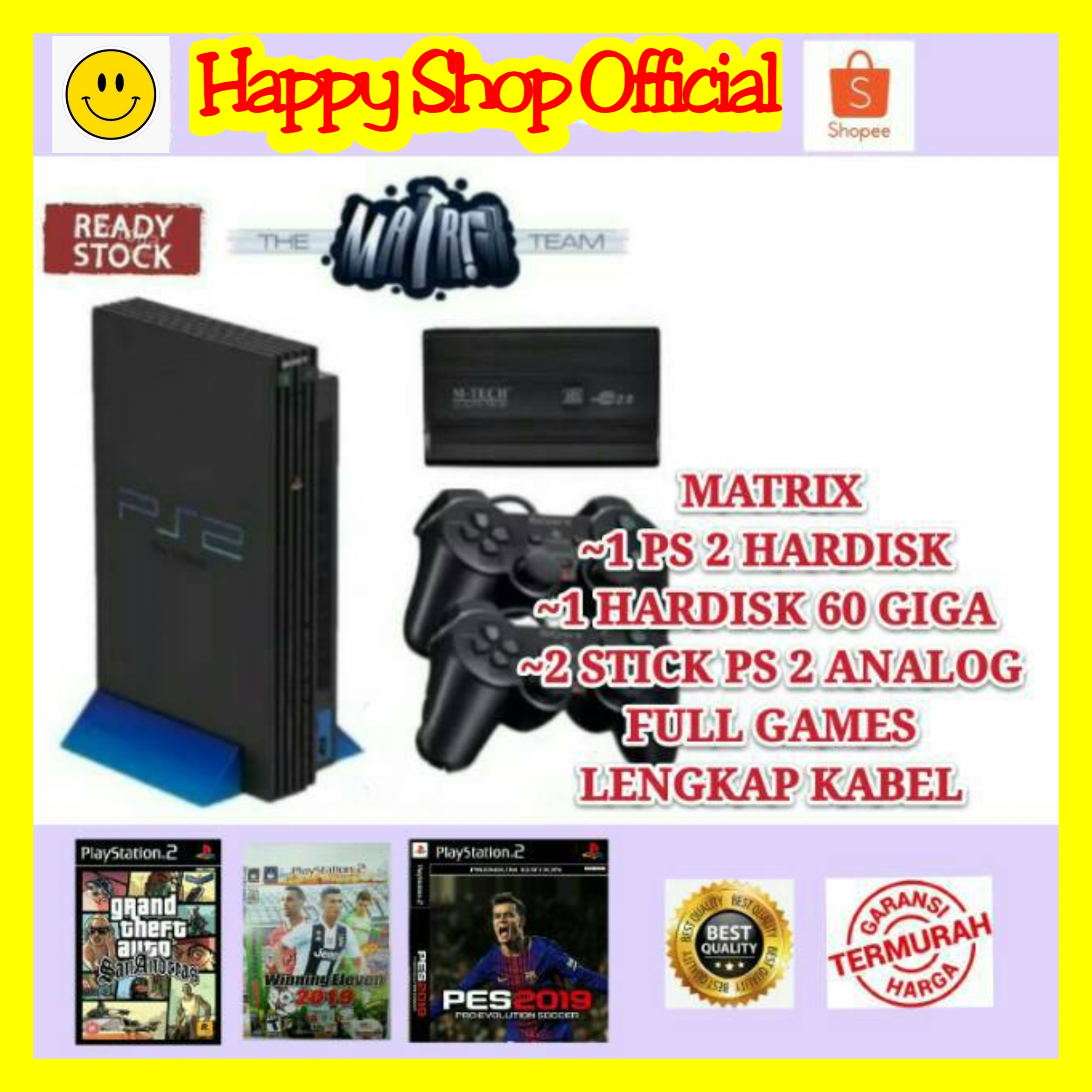 PLAYSTATION,PS 2 HARDISK 40GB,60GB,80GB,120GB DAN 160GB EXTERNAL SUDAH ...