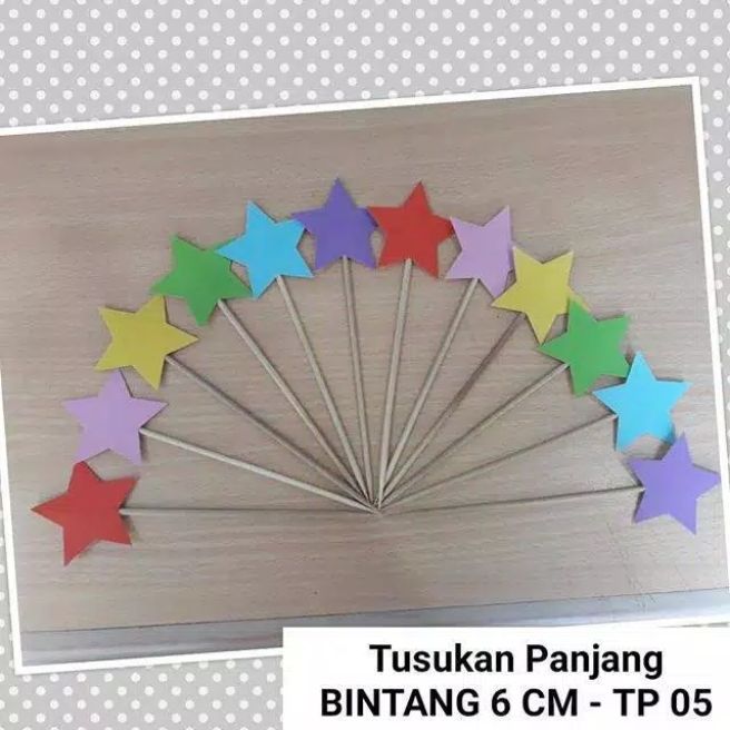 TP 05 - Hiasan Tusukan Kue Cake Topper Bintang Besar | Lazada Indonesia