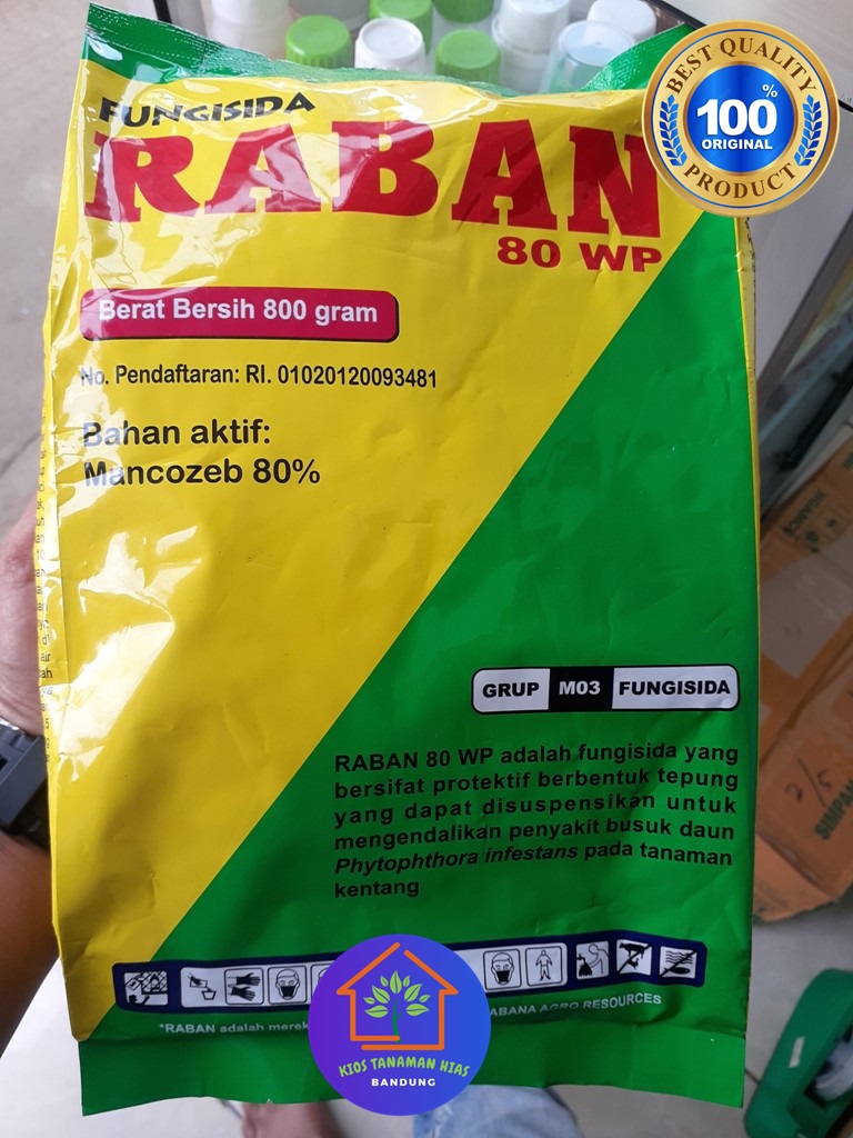 Obat Sayuran Fungisida Raban Kuning 80 WP 1 Kg | Lazada Indonesia