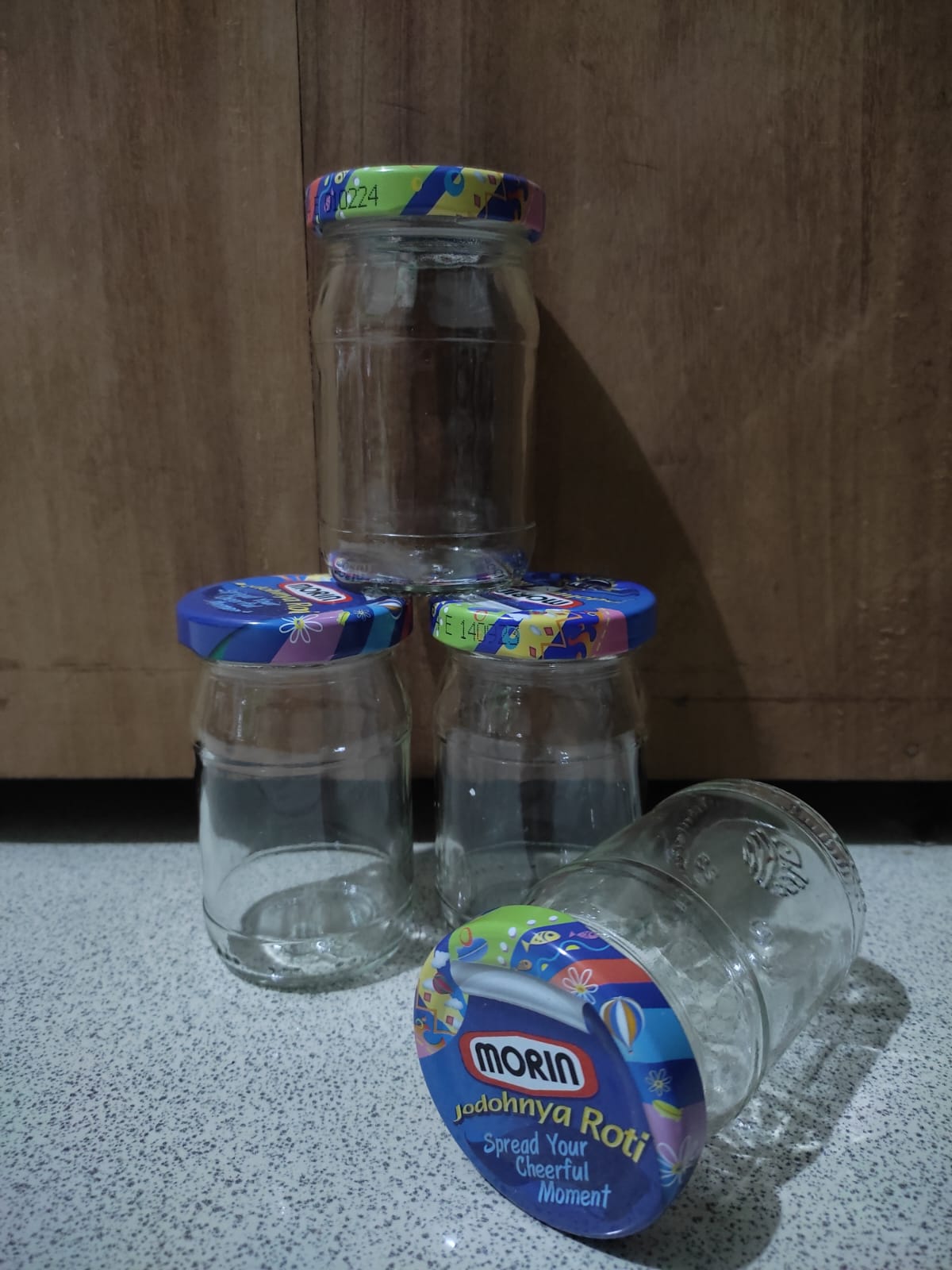 BOTOL KACA MORIN 130ml TOPLES KACA KECIL BEKAS SELAI MORIN | Lazada ...