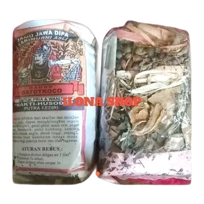 JAMU RACIK SEWU JAWA DWIPA ASLI CAP RADEN GATOTKACA HERBAL TRADISIONAL ...