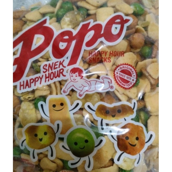Popo Snack/Snack Happy Hour/Kacang Campur/Popo Muruku Ikan | Lazada ...