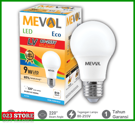 lampu led meval eco 9w warm white | Lazada Indonesia