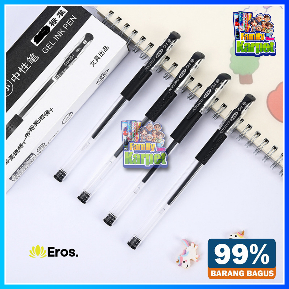 Pulpen Gel Hitam / Pena pen Hitam / Pulpen Tinta Hitam | Lazada Indonesia