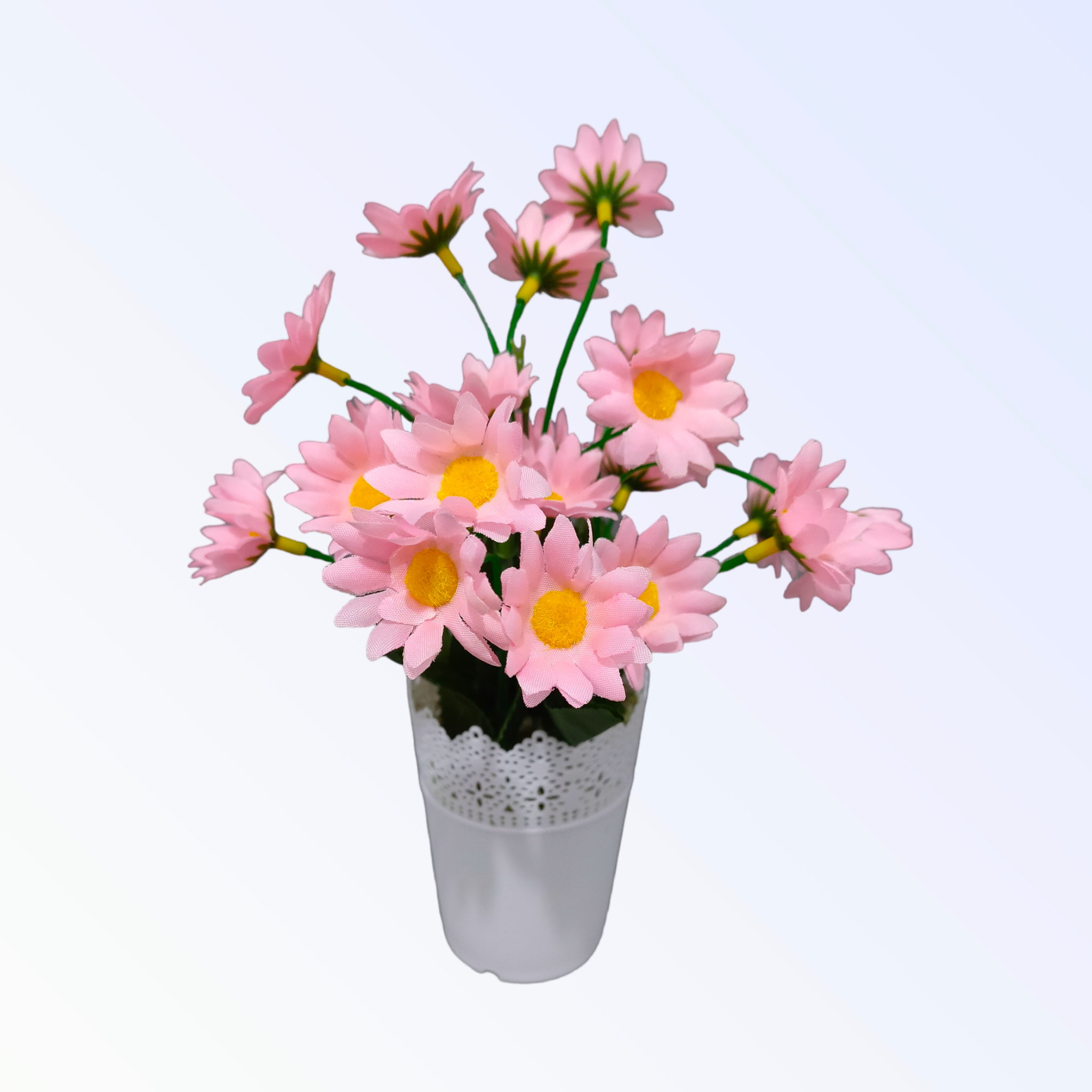Rangkaian Bunga Matahari Mini Vas Shabyy VR23 | Lazada Indonesia
