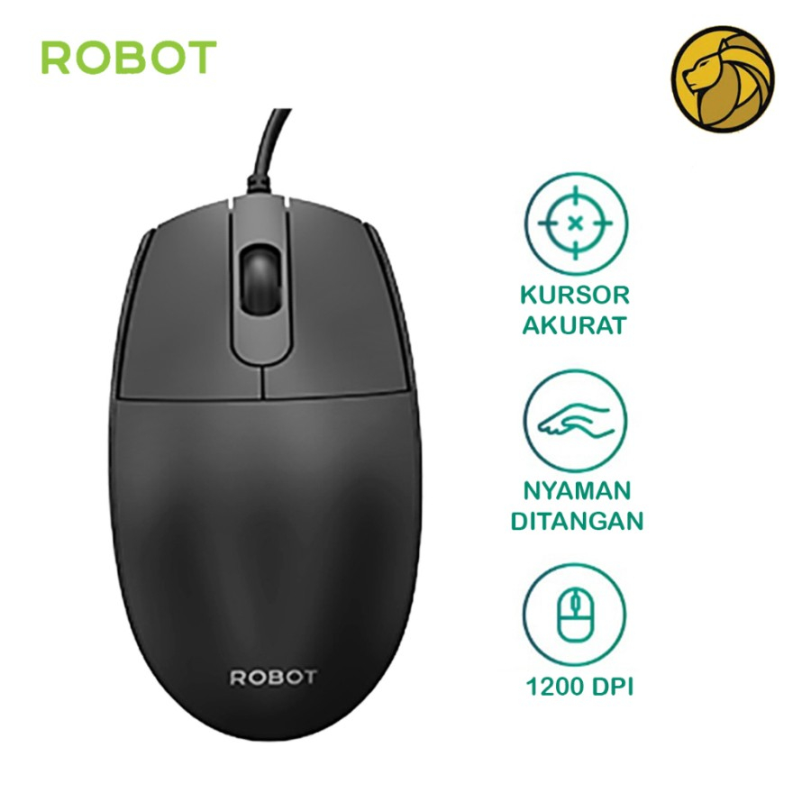 PROMO MOUSE ROBOT M205 WIRELESS MOUSE SILENT OPTICAL 2.4GHz 1600DPI ...