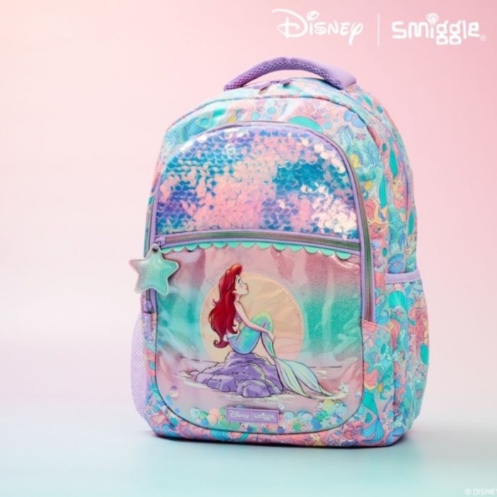 Smiggle Disney Princess Ariel Original -Tas Backpack Smiggle | Lazada ...