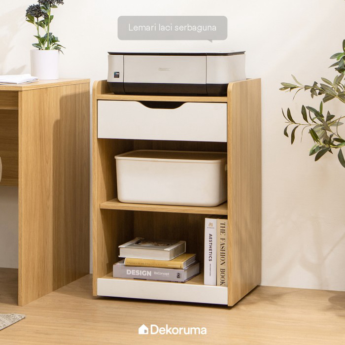 Dekoruma SANO Lemari Kantor Kayu - Rak Susun Penyimpanan | Lazada Indonesia