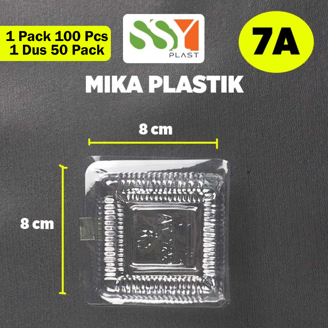 Mika Kue Plastik 7a Persegi Bening Food Grade | Lazada Indonesia