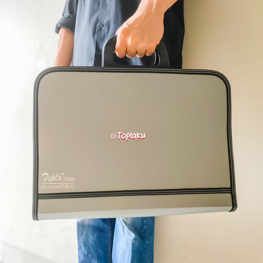 Topla Tas Berkas Dokumen Serbaguna Multifungsi 14 Inch Tas Laptop File ...