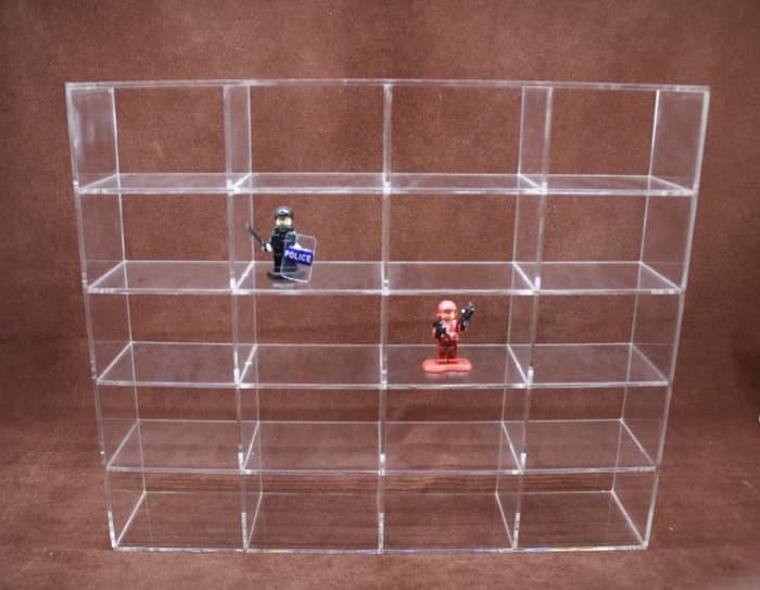 Rak Display Acrylic Hot Wheels/ Mini Lego 20 tanpa sisi | Lazada Indonesia