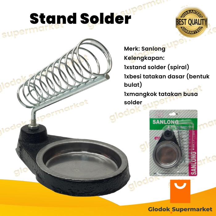 Dudukan Solder Sanlong Stand Solder Bulat Holder Pad | Lazada Indonesia