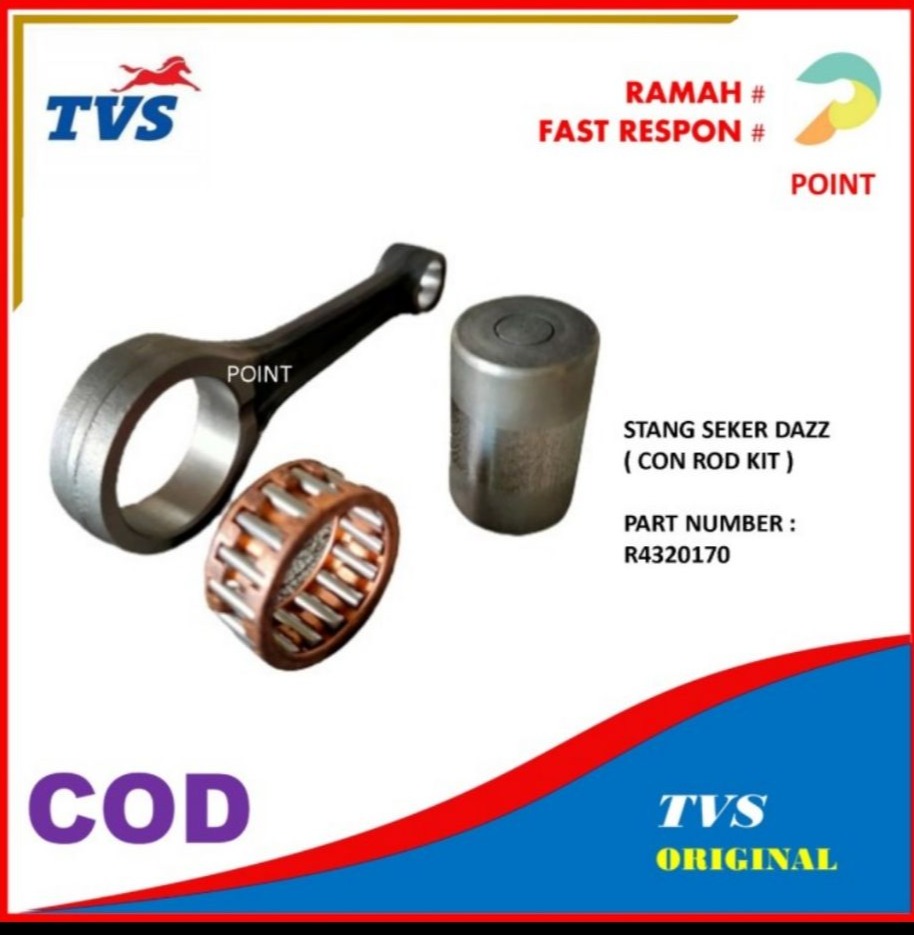 Stang Seker Stang Seher Stang Piston TVS Dazz Ori - R4320170 - Kit Con ...
