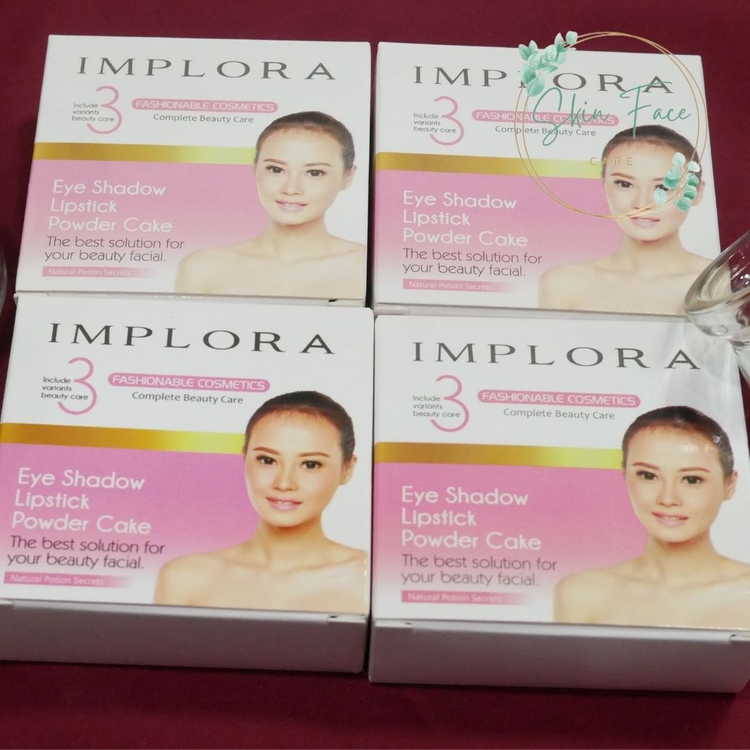 [IMPLORA] Love 3 in 1/ Eyeshadow+Lipstick+Powder/pcs | Lazada Indonesia