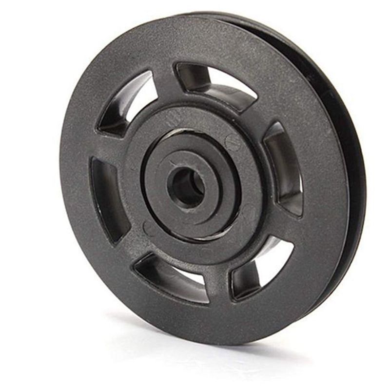 Roda Katrol Gym 95mm Pulley Gym Universal Nylon Bearing Pulley Wheel ...