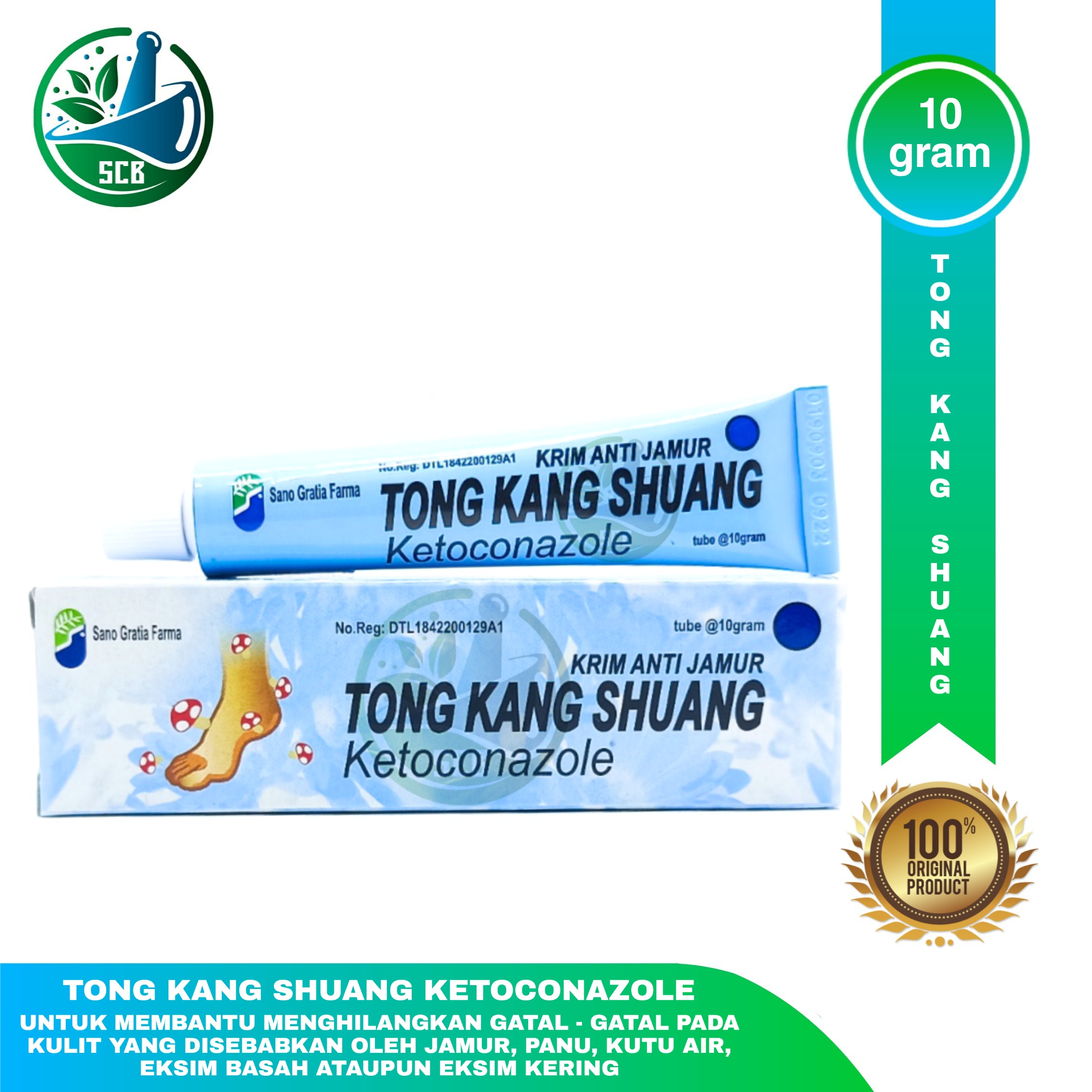 Salep Tong Kang Shuang Ketoconazole - Obat salep gatal,eksim,panu,kutu ...