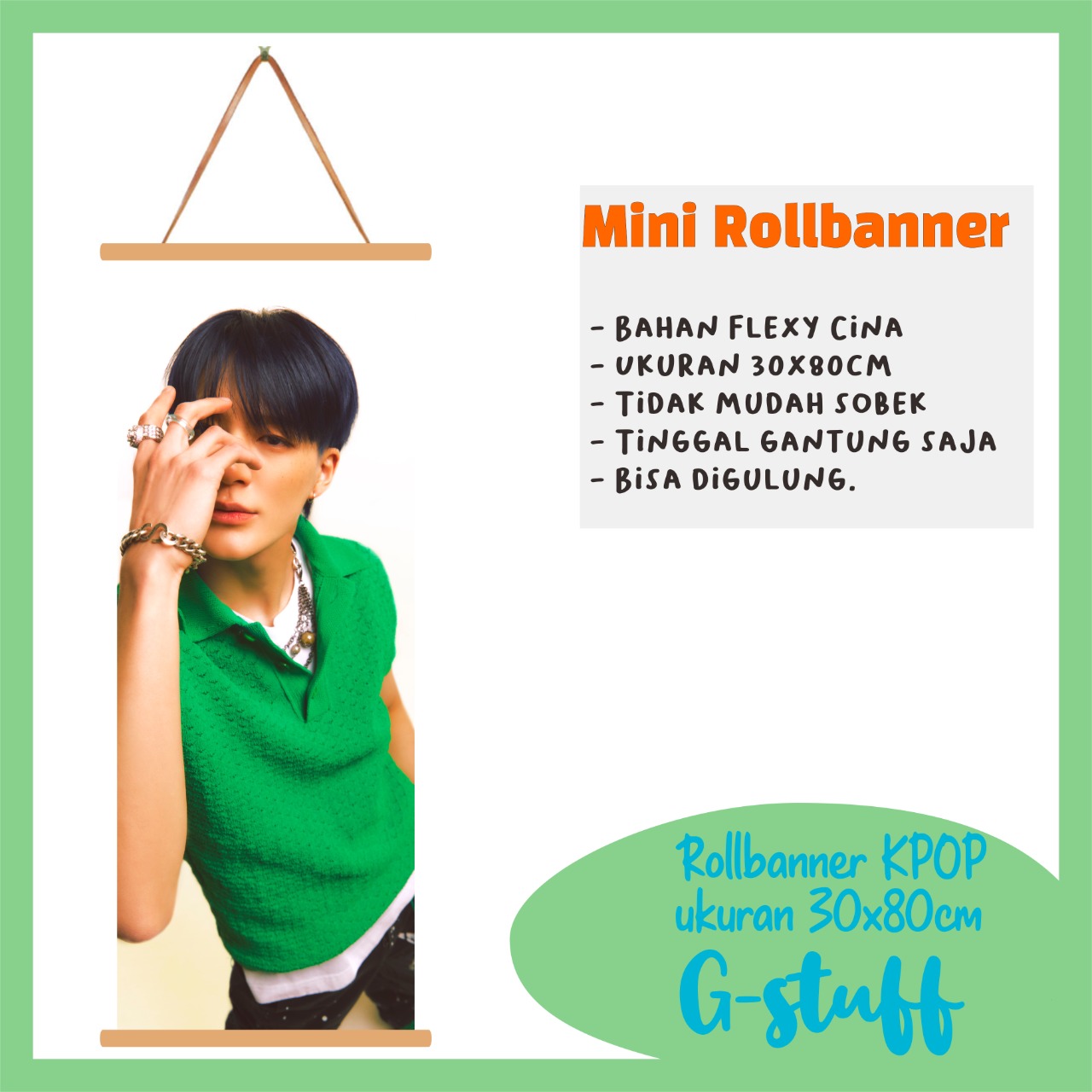 MINI ROLL BANNER NCT DREAM JENO BEATBOX | Lazada Indonesia