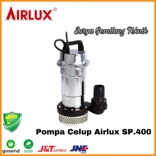 Pompa Celup Airlux SP.400 Pompa Sampit Submersible Pump 400Watt 2inch | Lazada Indonesia
