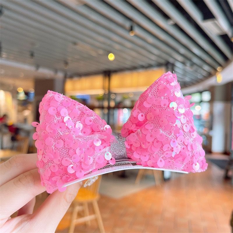 Jepit Rambut Glitter Motif Pita Warna Klip Rambut Ala Korea | Lazada ...