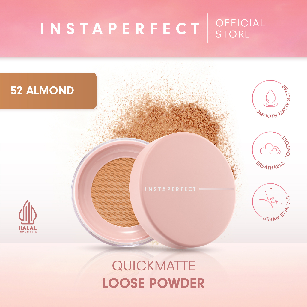 Instaperfect Quickmatte Loose Powder Makeup Wardah Bedak Tabur BPOM ...