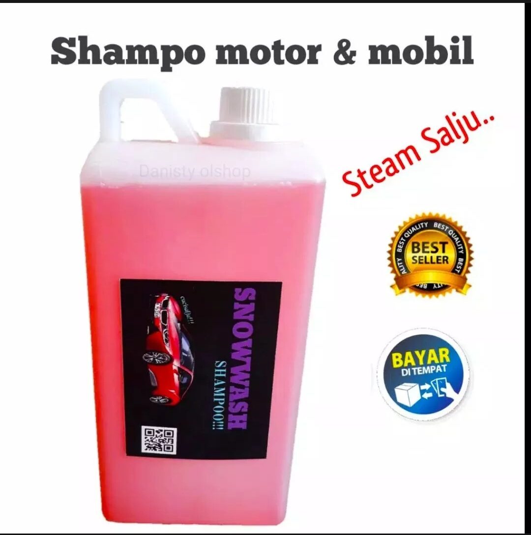 sampo mobil shampo pengkilap body mobil cairan pembersih motor snow ...