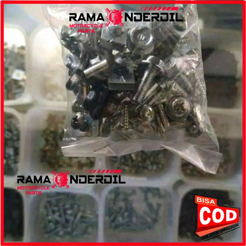 Baut / Baud scrub full body motor honda vario 110 fi | Lazada Indonesia
