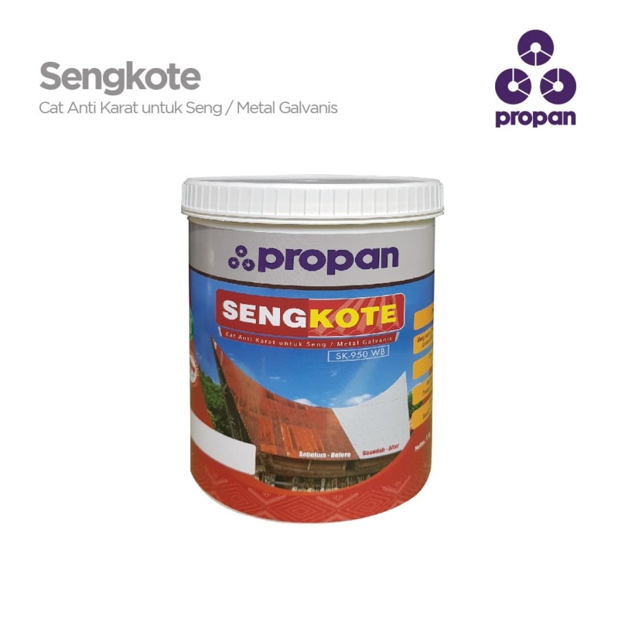 Propan Sengkote Cat Seng Galvanis Besi SK-950 Anti Karat Water Based ...