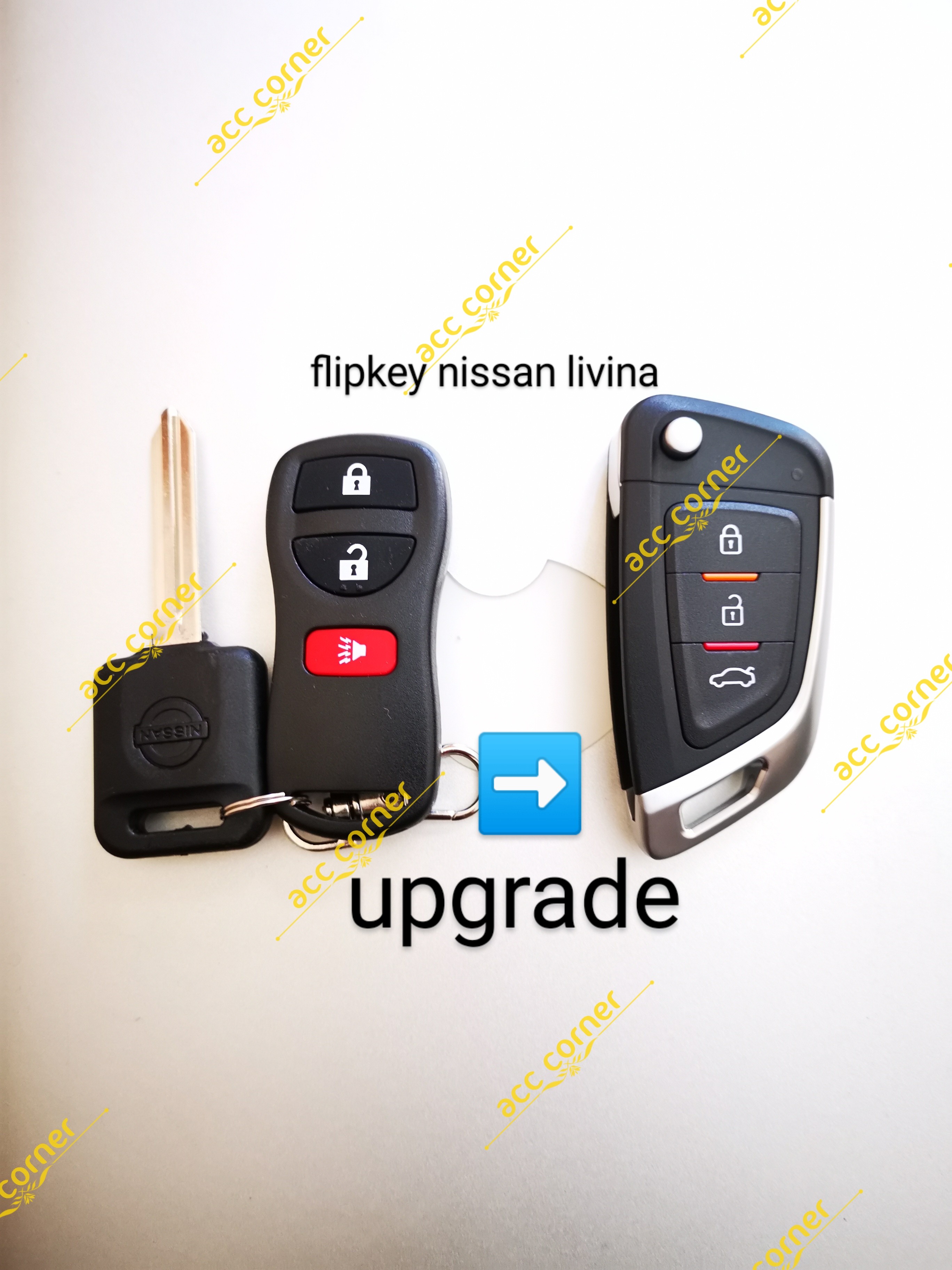 flipkey kunci remote nissan livina 433mhz kunci lipat nissan livina ...