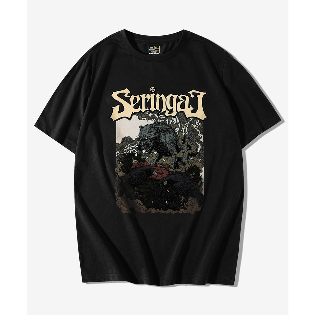 Kaos Seringai - Serigala Militia T-shirt | KAOS SERINGAI bahan cotton ... Kaos Seringai - Serigala Militia T-shirt | KAOS SERINGAI bahan cotton ...