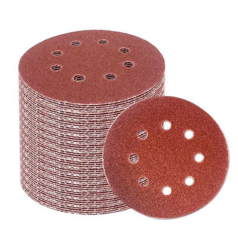 60PCS 5 Inch Sanding Discs Sandpaper Assorted 60 80 120 180 240 320 ...