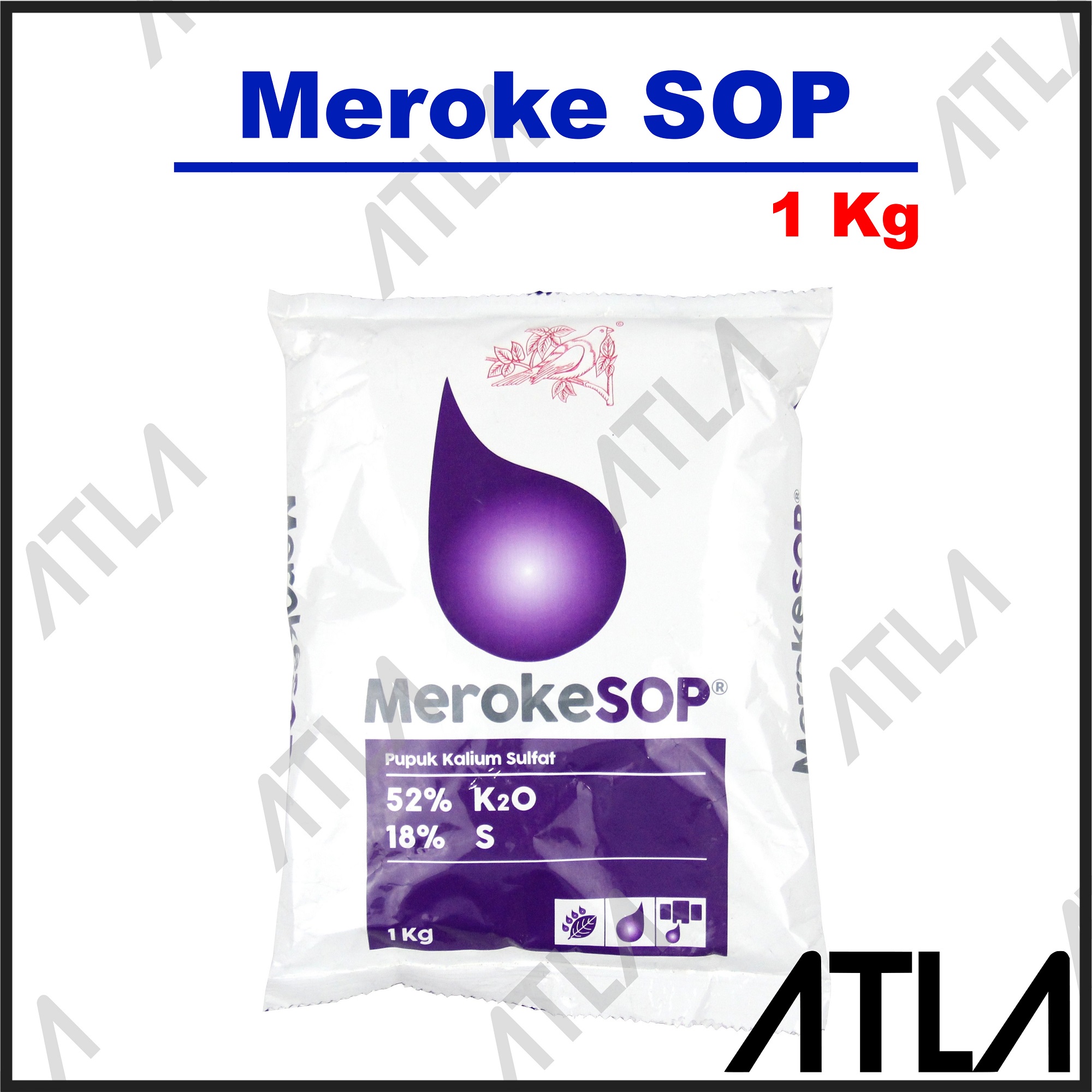 Pupuk Meroke SOP 1Kg Nutrisi Kalium Sulfat ZK Tanaman Hidroponik Kebun | Lazada Indonesia