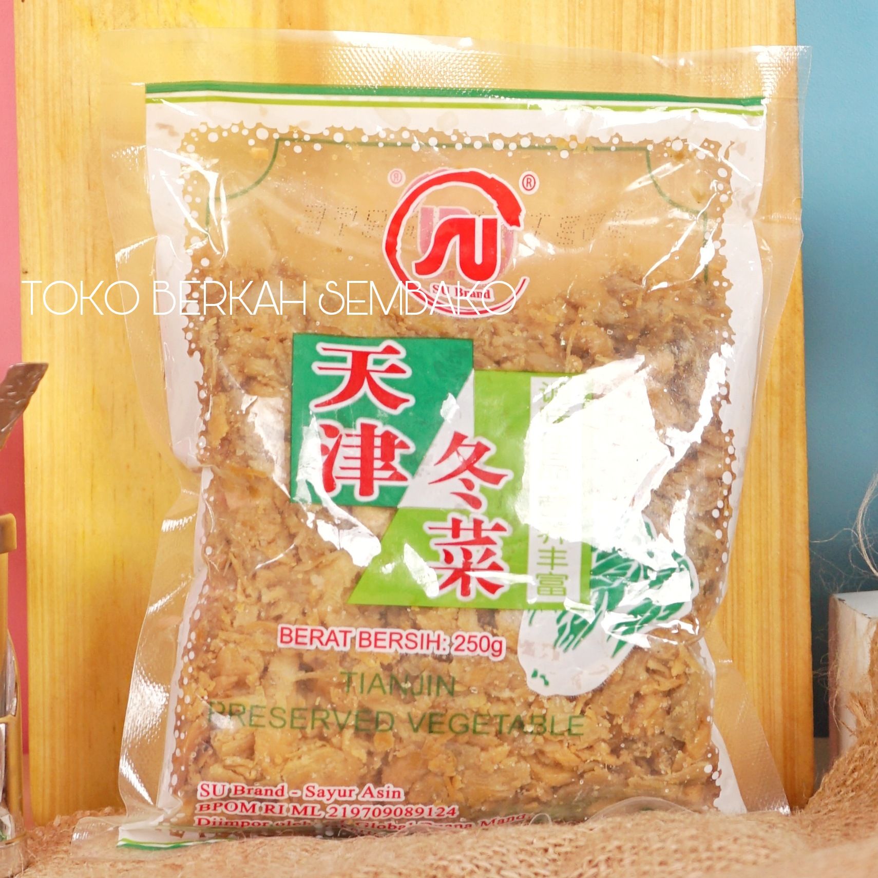 Sayur Asin Tongcai 250gr / Tong Cai Sawi Asin Preserved Vegetable ...