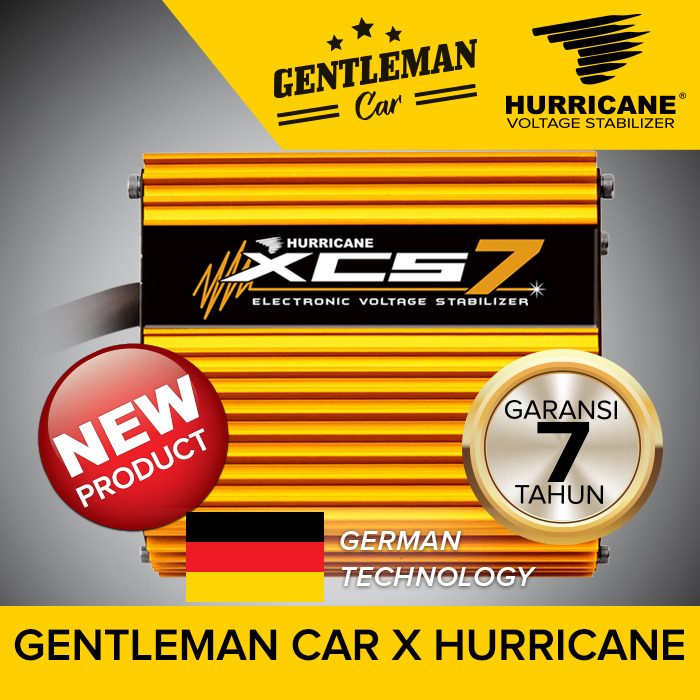 Hurricane XCS 7 Mobil 1 Kabel ground Wire Hemat Bensin Garansi Resmi 7 ...